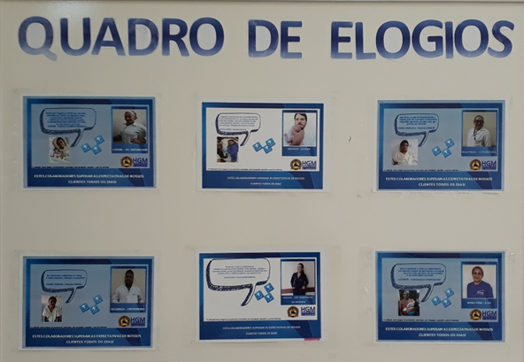 QUADRO DE ELOGIOS « Positiva Instituto Social
